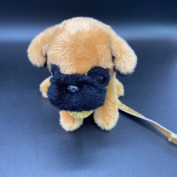 Gund | Toys | Gund Leashed Boxer Puppy Dog Beige White Keychain Charm ...